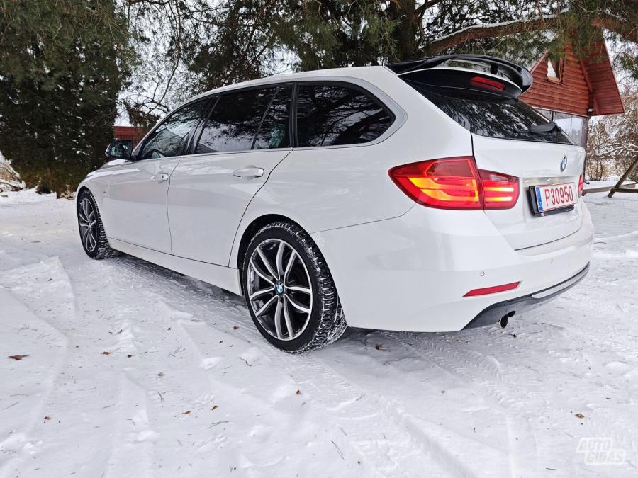 White BMW 318 2014 in Panevezys, with an engine capacity of 2.00 L and mileage of 235 thousand km for 7500 €, photo 5 on AUTOMOTO.COM.LV
