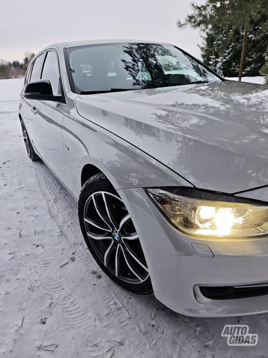 White BMW 318 2014 in Panevezys, with an engine capacity of 2.00 L and mileage of 235 thousand km for 7500 €, photo 8 on AUTOMOTO.COM.LV