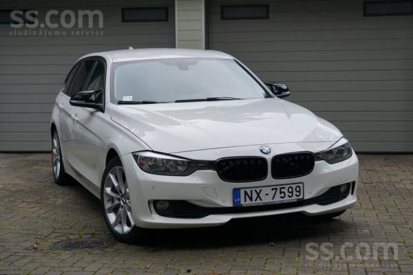 White BMW 318 2014 in Riga, with an engine capacity of 2.00 L and mileage of 273 thousand km for 8800 €, photo 1 on AUTOMOTO.COM.LV