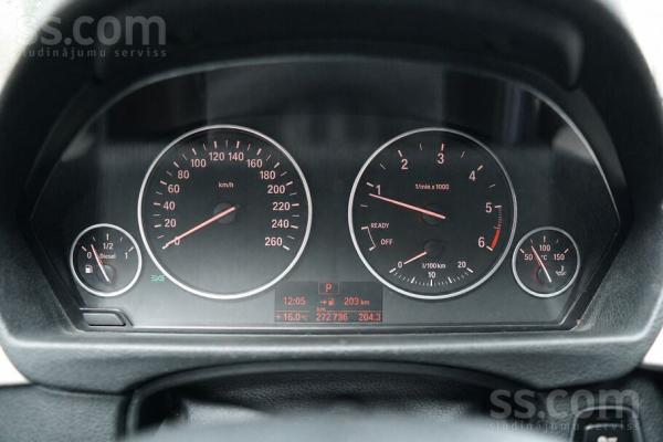 White BMW 318 2014 in Riga, with an engine capacity of 2.00 L and mileage of 273 thousand km for 8800 €, photo 10 on AUTOMOTO.COM.LV