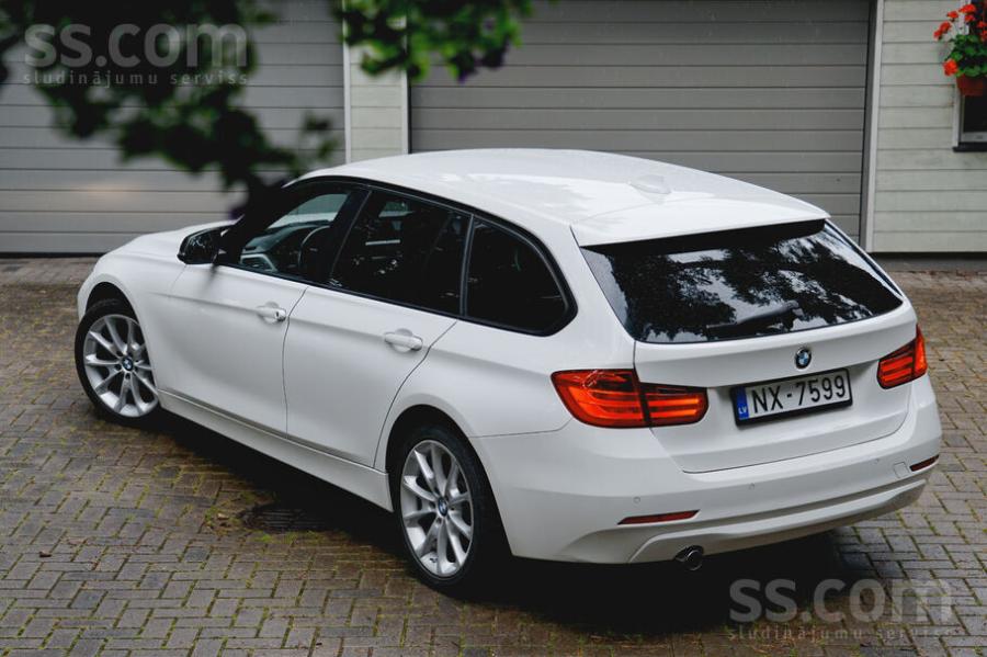 White BMW 318 2014 in Riga, with an engine capacity of 2.00 L and mileage of 263 thousand km for 10600 €, photo 4 on AUTOMOTO.COM.LV
