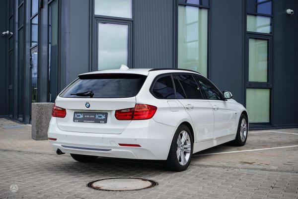 White BMW 318 2014 in Kaunas, with an engine capacity of 2.00 L and mileage of 162 thousand km for 8950 €, photo 9 on AUTOMOTO.COM.LV