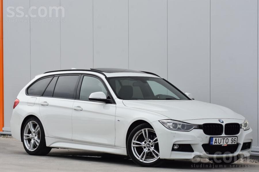 White BMW 318 2014 in Riga, with an engine capacity of 2.00 L and mileage of 313 thousand km for 10900 €, photo 1 on AUTOMOTO.COM.LV
