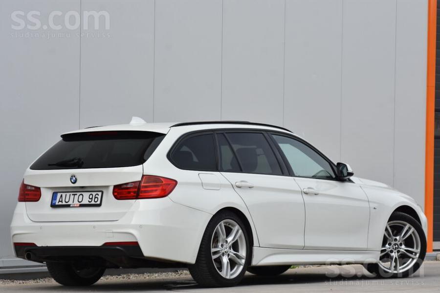 White BMW 318 2014 in Riga, with an engine capacity of 2.00 L and mileage of 313 thousand km for 10900 €, photo 4 on AUTOMOTO.COM.LV