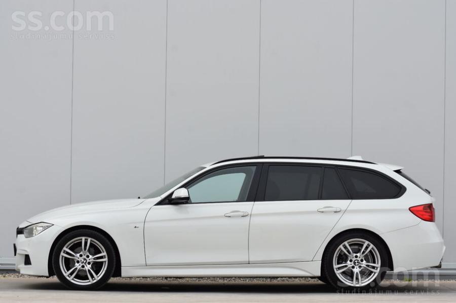 White BMW 318 2014 in Riga, with an engine capacity of 2.00 L and mileage of 313 thousand km for 10900 €, photo 6 on AUTOMOTO.COM.LV