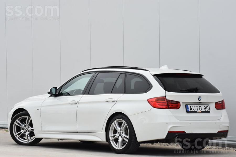 White BMW 318 2014 in Riga, with an engine capacity of 2.00 L and mileage of 313 thousand km for 10900 €, photo 7 on AUTOMOTO.COM.LV