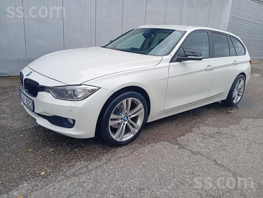 White BMW 318 2014 in Riga, with an engine capacity of 2.00 L and mileage of 273 thousand km for 8950 €, photo 1 on AUTOMOTO.COM.LV
