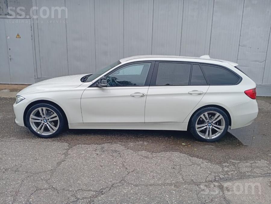 White BMW 318 2014 in Riga, with an engine capacity of 2.00 L and mileage of 273 thousand km for 8950 €, photo 3 on AUTOMOTO.COM.LV