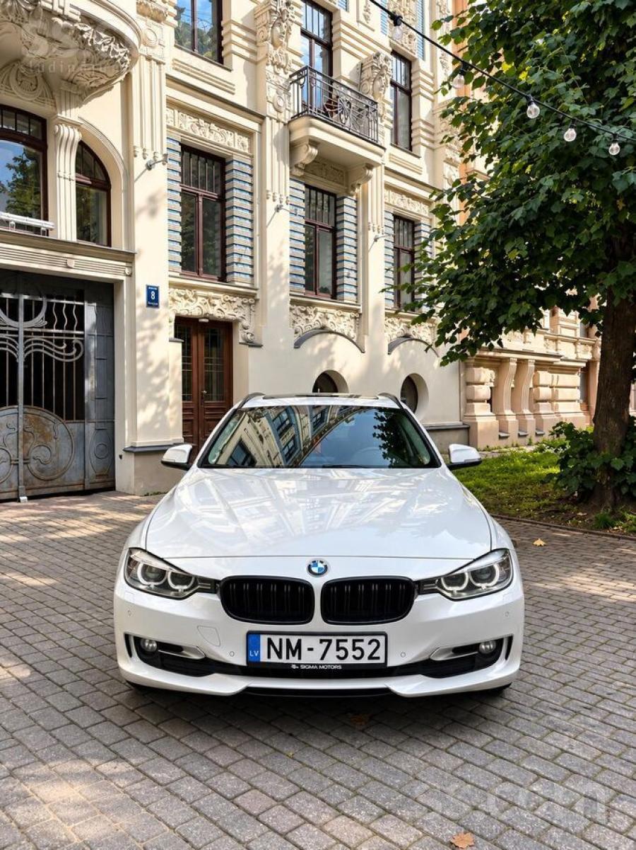 White BMW 318 2014 in Riga, with an engine capacity of 2.00 L and mileage of 278 thousand km for 9100 €, photo 3 on AUTOMOTO.COM.LV