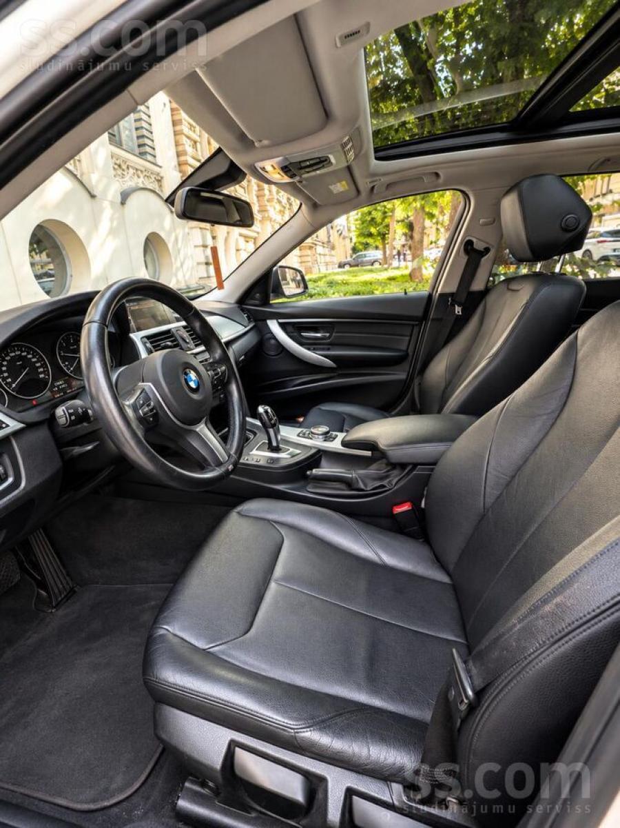White BMW 318 2014 in Riga, with an engine capacity of 2.00 L and mileage of 278 thousand km for 9100 €, photo 9 on AUTOMOTO.COM.LV