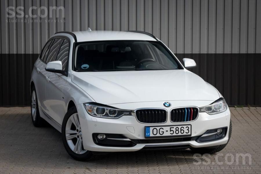 White BMW 318 2015 in Tukums, with an engine capacity of 2.00 L and mileage of 284 thousand km for 11990 €, photo 1 on AUTOMOTO.COM.LV