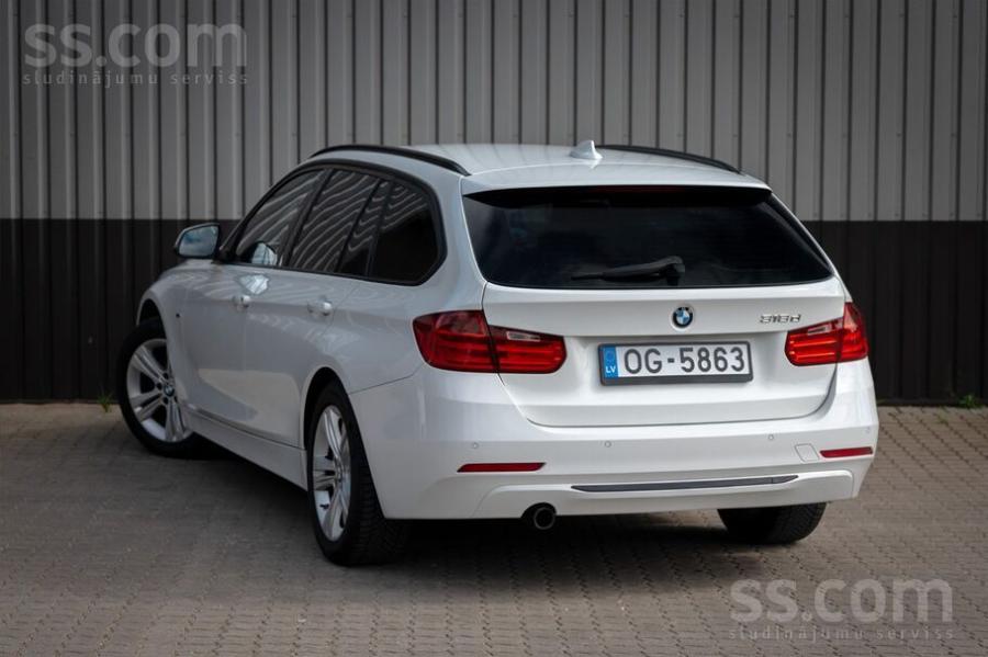 White BMW 318 2015 in Tukums, with an engine capacity of 2.00 L and mileage of 284 thousand km for 11990 €, photo 4 on AUTOMOTO.COM.LV
