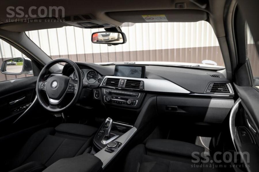 White BMW 318 2015 in Tukums, with an engine capacity of 2.00 L and mileage of 284 thousand km for 11990 €, photo 8 on AUTOMOTO.COM.LV