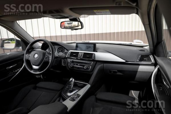White BMW 318 2015 in Tukums, with an engine capacity of 2.00 L and mileage of 284 thousand km for 9950 €, photo 8 on AUTOMOTO.COM.LV