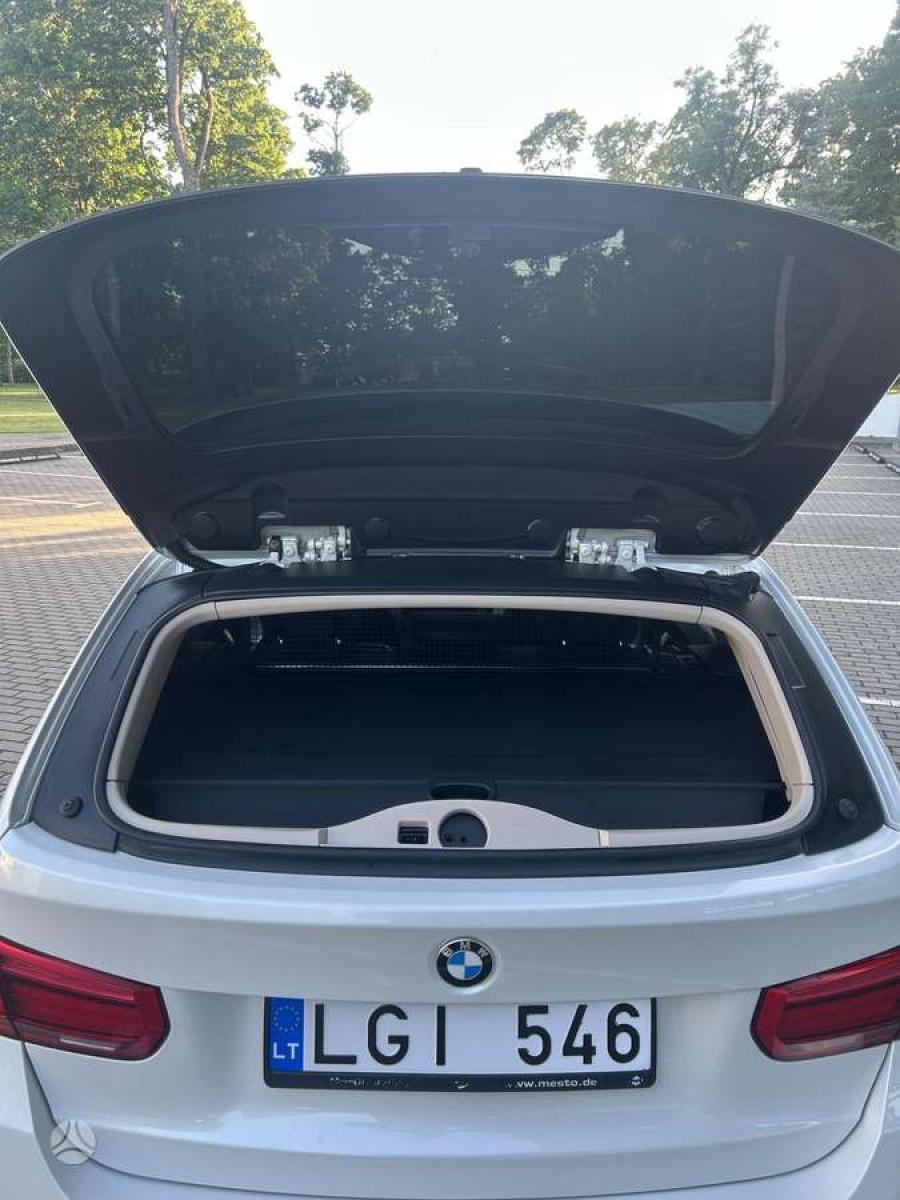 White BMW 318 2016 in Jurbarkas, with an engine capacity of 2.00 L and mileage of 353 thousand km for 9000 €, photo 13 on AUTOMOTO.COM.LV