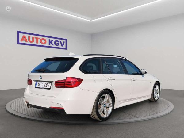 White BMW 318 2016 in Vilnius, with an engine capacity of 2.00 L and mileage of 276 thousand km for 11999 €, photo 5 on AUTOMOTO.COM.LV