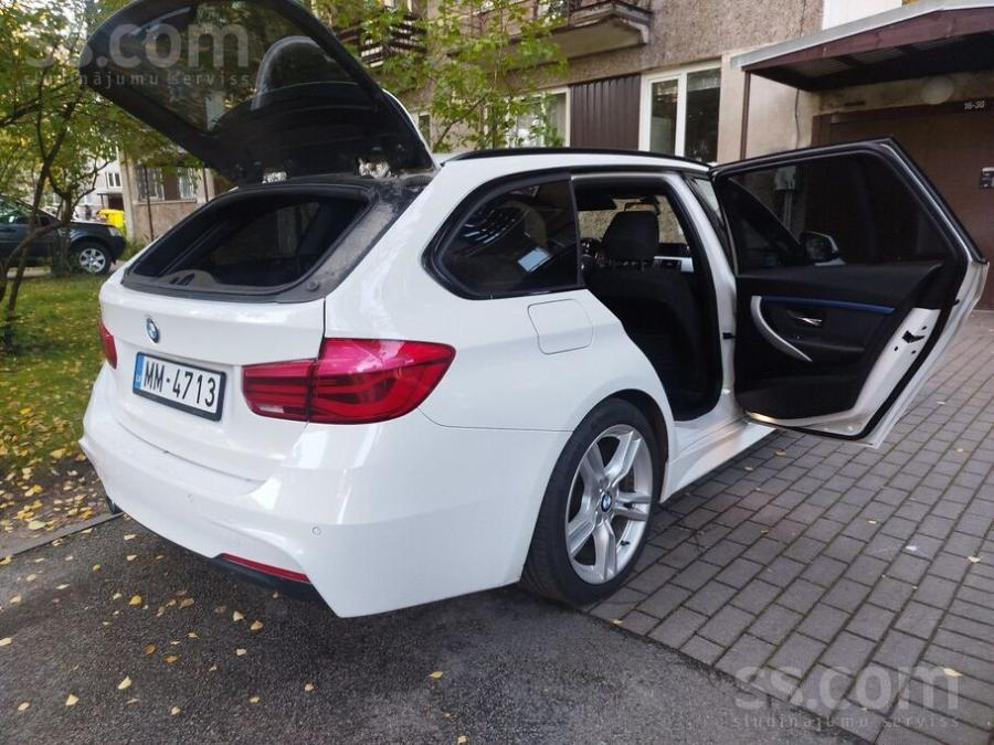 White BMW 318 2016 in Riga, with an engine capacity of 2.00 L and mileage of 213 thousand km for 10900 €, photo 3 on AUTOMOTO.COM.LV