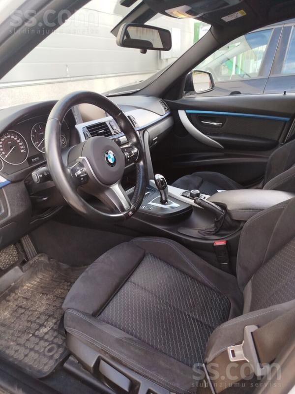 White BMW 318 2016 in Riga, with an engine capacity of 2.00 L and mileage of 213 thousand km for 10900 €, photo 6 on AUTOMOTO.COM.LV