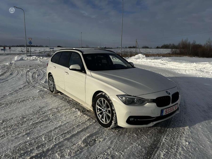 White BMW 318 2017 in Panevezys, with an engine capacity of 2.00 L and mileage of 162 thousand km for 9850 €, photo 1 on AUTOMOTO.COM.LV
