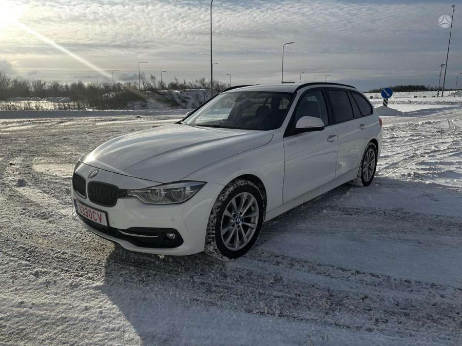 White BMW 318 2017 in Panevezys, with an engine capacity of 2.00 L and mileage of 162 thousand km for 9850 €, photo 2 on AUTOMOTO.COM.LV