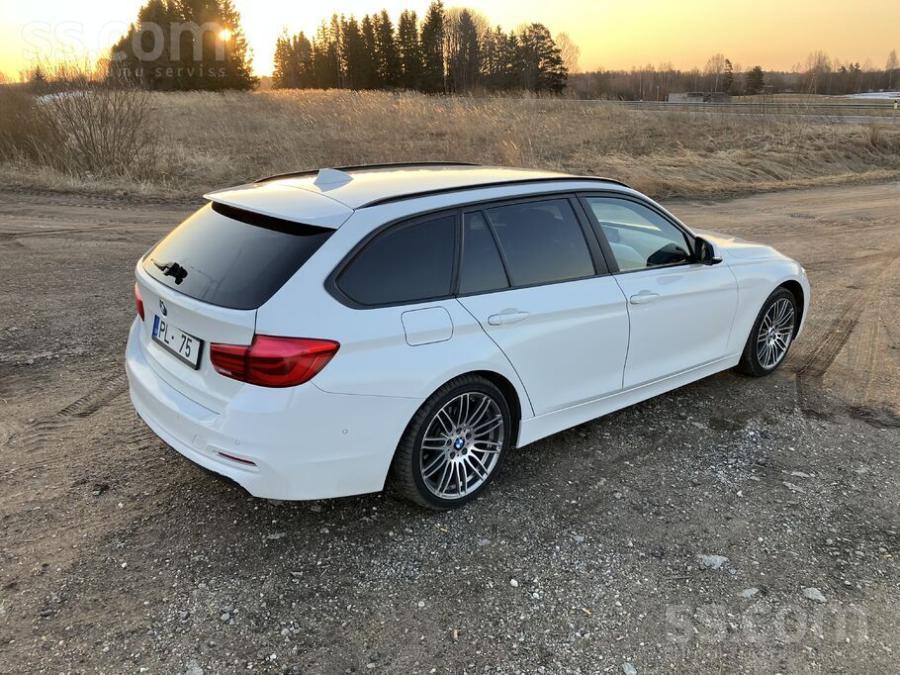 White BMW 318 2017 in Ludza, with an engine capacity of 2.00 L and mileage of 263 thousand km for 13150 €, photo 4 on AUTOMOTO.COM.LV