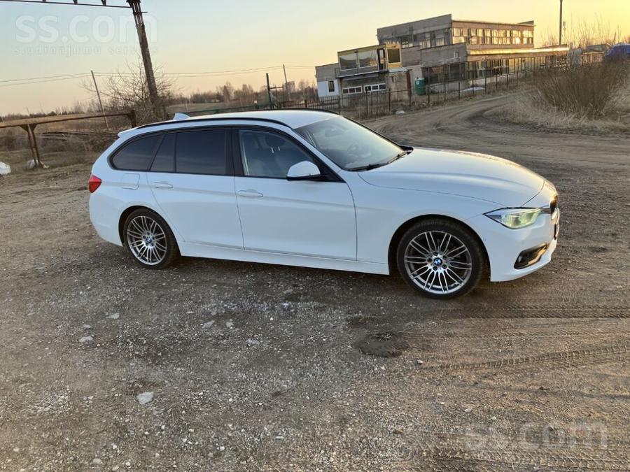 White BMW 318 2017 in Ludza, with an engine capacity of 2.00 L and mileage of 263 thousand km for 13150 €, photo 5 on AUTOMOTO.COM.LV