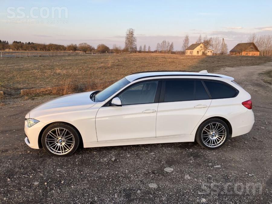 White BMW 318 2017 in Ludza, with an engine capacity of 2.00 L and mileage of 263 thousand km for 13150 €, photo 6 on AUTOMOTO.COM.LV
