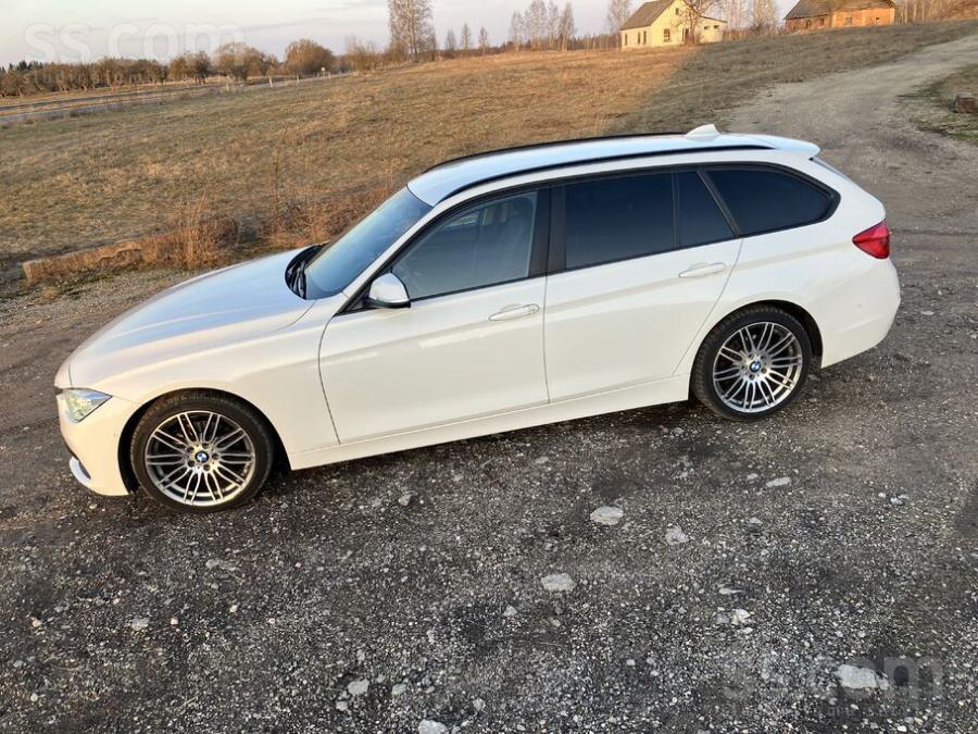 White BMW 318 2017 in Ludza, with an engine capacity of 2.00 L and mileage of 263 thousand km for 13150 €, photo 7 on AUTOMOTO.COM.LV