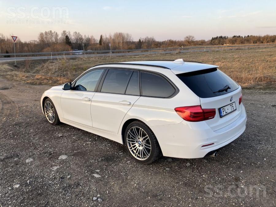 White BMW 318 2017 in Ludza, with an engine capacity of 2.00 L and mileage of 263 thousand km for 13150 €, photo 8 on AUTOMOTO.COM.LV