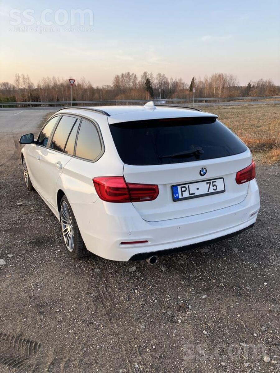 White BMW 318 2017 in Ludza, with an engine capacity of 2.00 L and mileage of 263 thousand km for 13150 €, photo 9 on AUTOMOTO.COM.LV