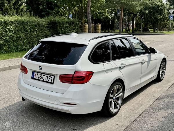 White BMW 318 2018 in Klaipeda, with an engine capacity of 2.00 L and mileage of 250 thousand km for 10495 €, photo 9 on AUTOMOTO.COM.LV