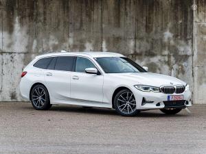 White BMW 318 2021 in Vilnius, with an engine capacity of 2.00 L and mileage of 199 thousand km for 20600 €, photo 6 on AUTOMOTO.COM.LV
