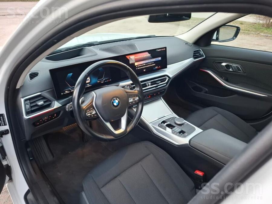 White BMW 318 2022 in Riga, with an engine capacity of 2.00 L and mileage of 156 thousand km for 25500 €, photo 8 on AUTOMOTO.COM.LV