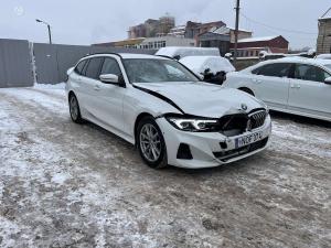 White BMW 318 2023 in Kaunas, with an engine capacity of 2.00 L and mileage of 100 thousand km for 14900 €, photo 2 on AUTOMOTO.COM.LV