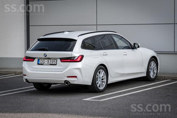 White BMW 318 2023 in Riga, with an engine capacity of 2.00 L and mileage of 156 thousand km for 21450 €, photo 4 on AUTOMOTO.COM.LV