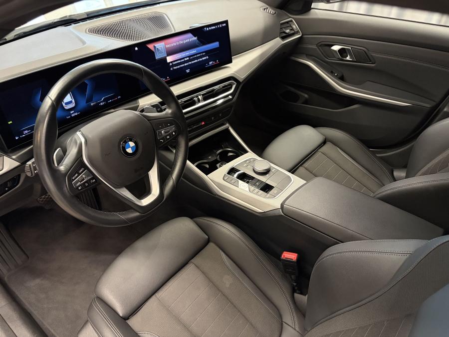 White BMW 318 2023 in Riga, with an engine capacity of 2.00 L and mileage of 70 thousand km for 27990 €, photo 10 on AUTOMOTO.COM.LV