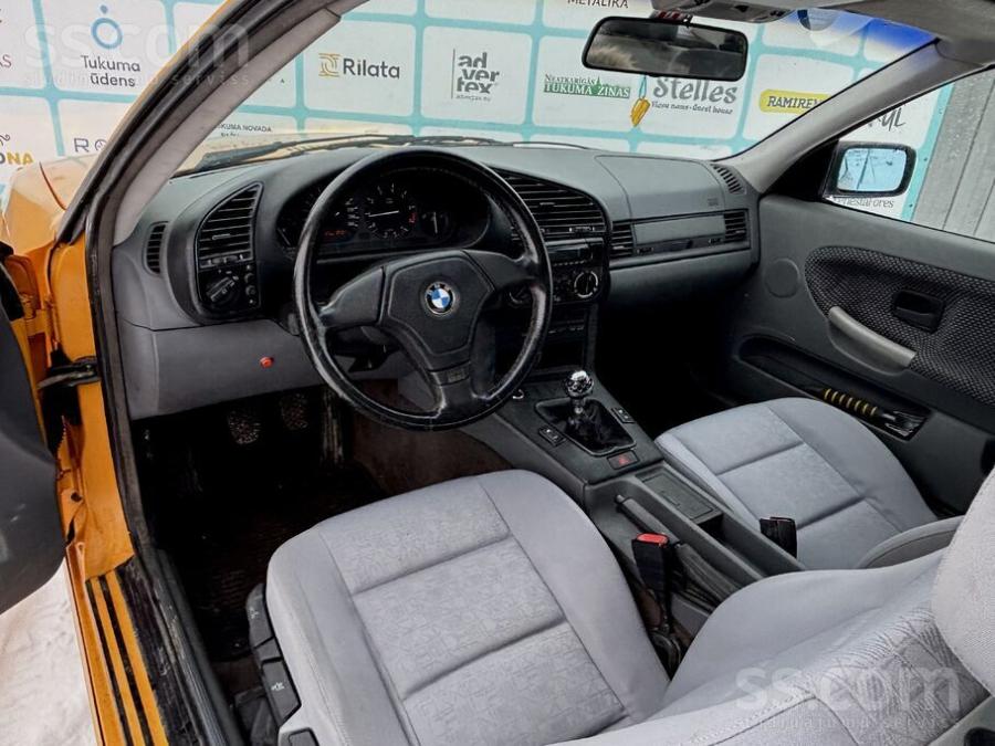 Dzeltens BMW 318 1994 Tukums, ar dzinēja tilpumu 2.00 L un nobraukumu 288 tūkst. km par 4500 €, foto 7 vietnē AUTOMOTO.COM.LV