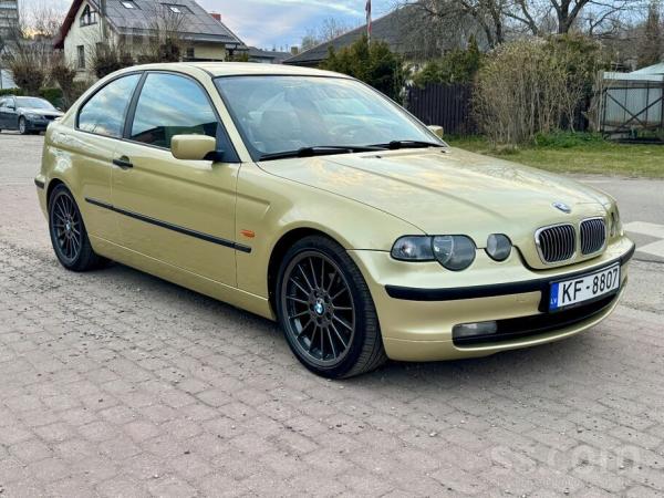Yellow BMW 318 2002 in Riga, with an engine capacity of 2.00 L and mileage of 154 thousand km for 2900 €, photo 2 on AUTOMOTO.COM.LV