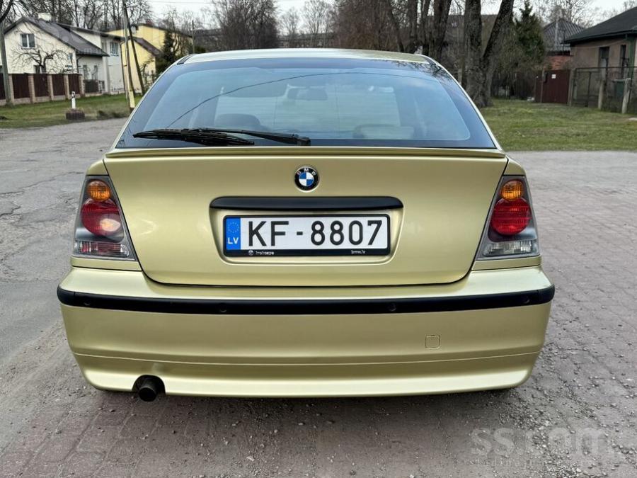 Yellow BMW 318 2002 in Riga, with an engine capacity of 2.00 L and mileage of 154 thousand km for 2900 €, photo 5 on AUTOMOTO.COM.LV