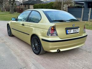 Yellow BMW 318 2002 in Riga, with an engine capacity of 2.00 L and mileage of 154 thousand km for 2900 €, photo 6 on AUTOMOTO.COM.LV