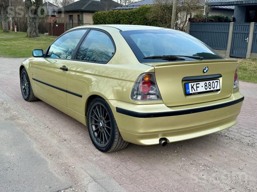 Yellow BMW 318 2002 in Riga, with an engine capacity of 2.00 L and mileage of 154 thousand km for 2900 €, photo 6 on AUTOMOTO.COM.LV