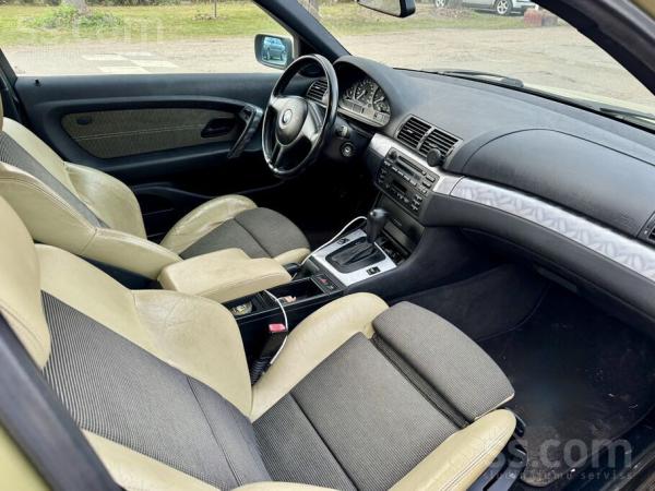 Yellow BMW 318 2002 in Riga, with an engine capacity of 2.00 L and mileage of 154 thousand km for 2900 €, photo 6 on AUTOMOTO.COM.LV