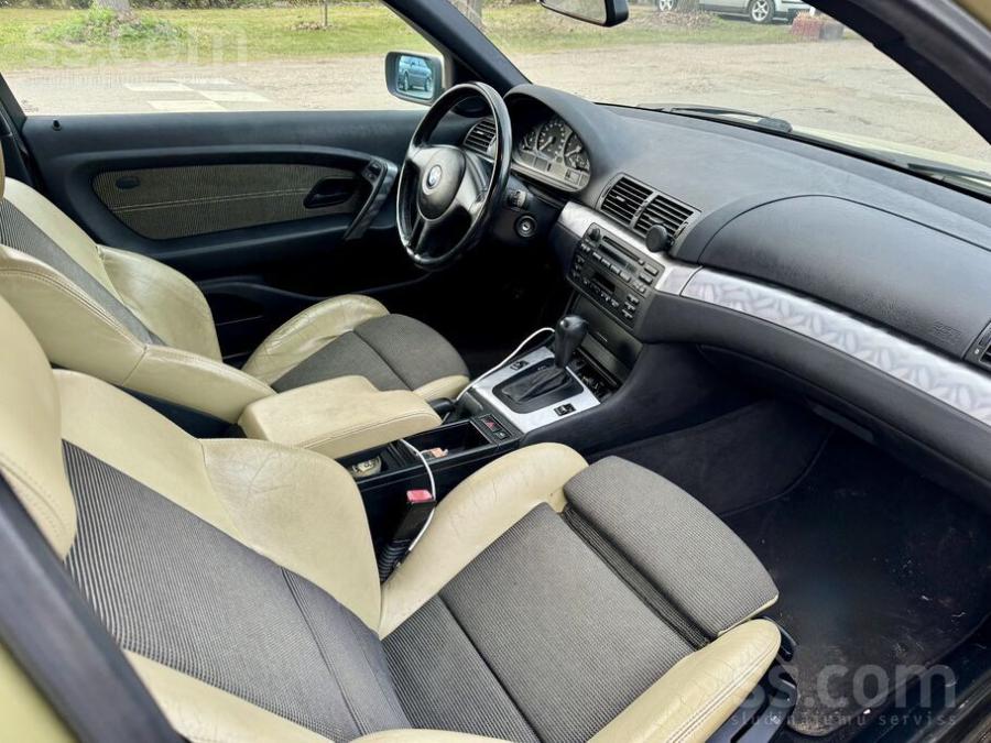 Yellow BMW 318 2002 in Riga, with an engine capacity of 2.00 L and mileage of 154 thousand km for 2900 €, photo 7 on AUTOMOTO.COM.LV