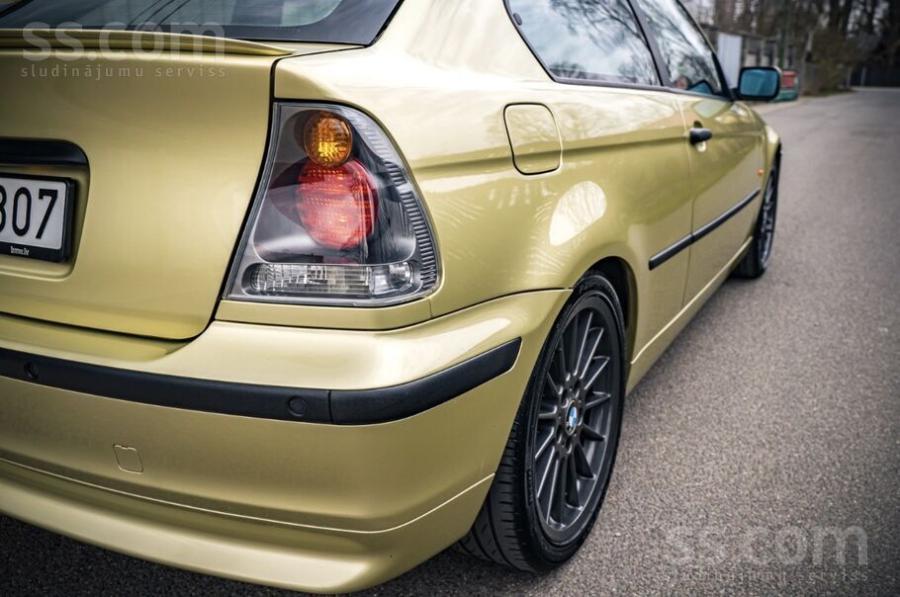 Yellow BMW 318 2002 in Riga, with an engine capacity of 2.00 L and mileage of 154 thousand km for 2900 €, photo 8 on AUTOMOTO.COM.LV
