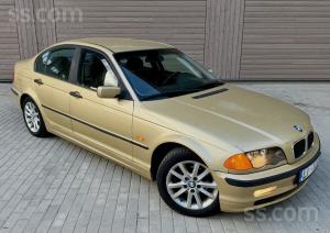 Dzeltens BMW 318 1999 Jelgava, ar dzinēja tilpumu 1.90 L un nobraukumu 235 tūkst. km par 1730 €, foto  vietnē AUTOMOTO.COM.LV