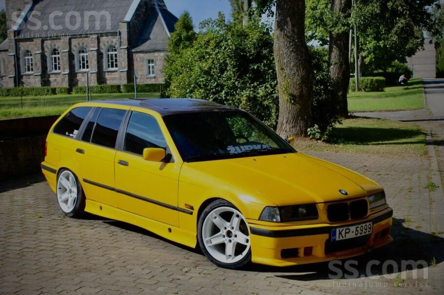 Yellow BMW 318 1995 in Aluksne, with an engine capacity of 2.50 L and mileage of 0 thousand km for 2900 €, photo 1 on AUTOMOTO.COM.LV