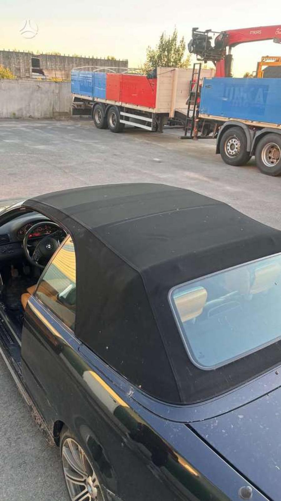 Black BMW 320 2002 in Mazeikiai, with an engine capacity of 2.17 L and mileage of 232 thousand km for 3600 €, photo 14 on AUTOMOTO.COM.LV