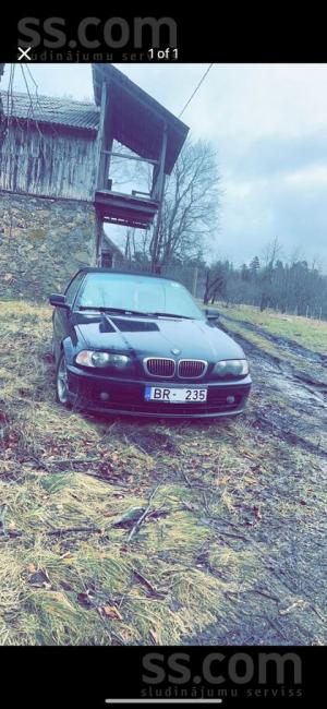 Black BMW 320 2003 in Riga, with an engine capacity of 2.20 L and mileage of 318 thousand km for 4500 €, photo 6 on AUTOMOTO.COM.LV