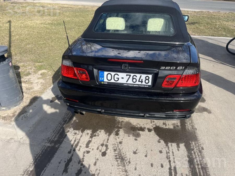 Black BMW 320 2003 in Riga, with an engine capacity of 2.20 L and mileage of 210 thousand km for 6000 €, photo 7 on AUTOMOTO.COM.LV