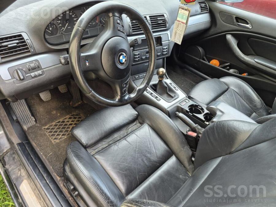 Черный БМВ 320 2003 в Мадона, объемом двигателя 2.20 л и пробегом 293 тыс. км за 4200 €, фото 6 на AUTOMOTO.COM.LV